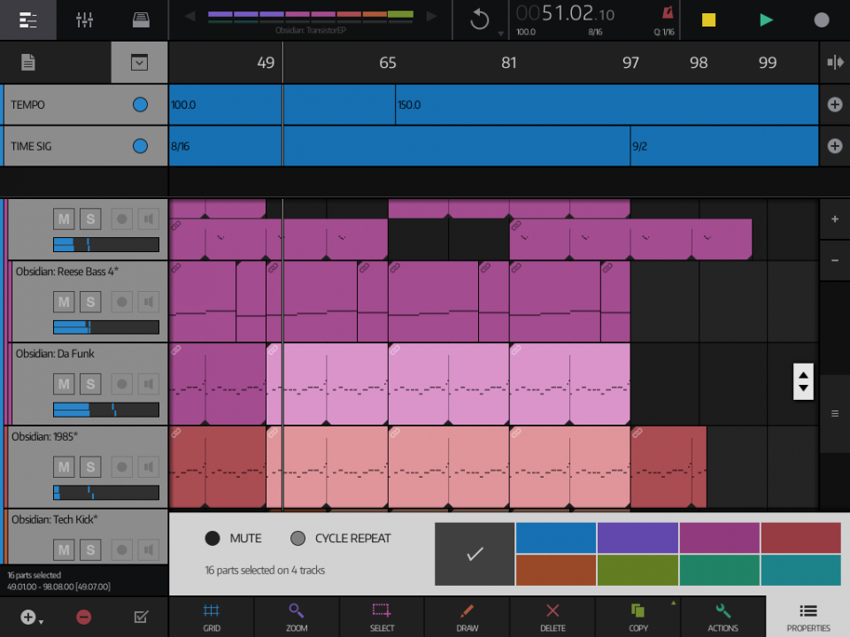 NanoStudio 2: новая версия мобильной DAW